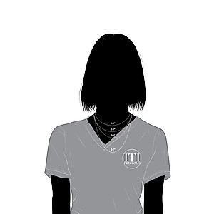 ITI Precious NYC Solid 925 Sterling Silver Russian Orthodox Cross with Blue Enamel (40 x 21 mm) with Sterling Silver Chain (24 in)