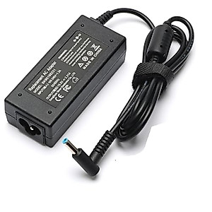 45W Laptop Charger for HP 14 15 inch Laptop 14-dq0030nr 14-dq0070nr 14-dq0060nr 15-f211wm 15-f233wm 15-f278nr 15-r052nr Series 741727-001 19.5V 2.31A Replacement AC Adapter Notebook Power Supply Cord