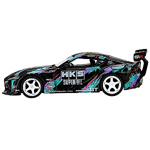 Truescale Miniatures GR Supra (A90) RHD (Right Hand Drive) HKS Livery 2020 Tokyo Auto Salon Ltd Ed to 4800 pcs 1/64 Diecast Model Car by True Scale Miniatures MGT00350