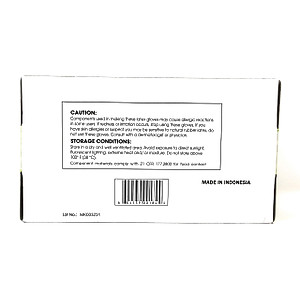 Emerald Digi-Gloves, Powder Free Disposable Latex Gloves (Small)