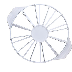 FDXGYH Round Cake Portion Marker 10 or 12 Slices Plastic Pie Divider Cake Slicer/Cutter with Handle for Pastry Baking