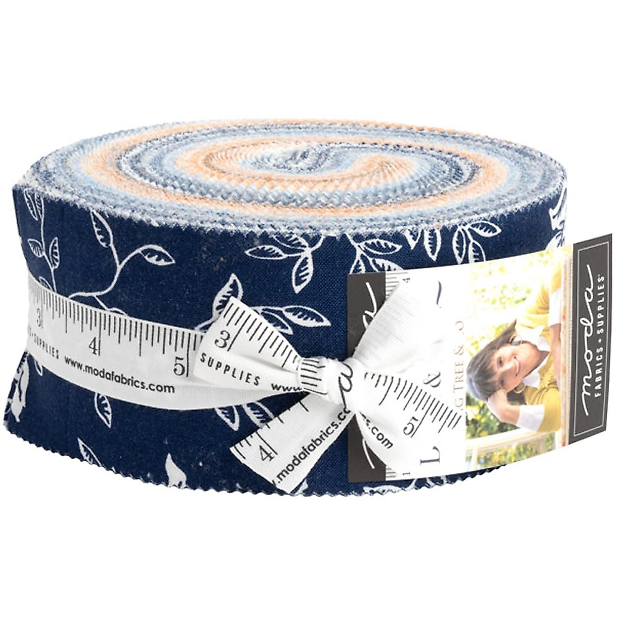 Moda Fabrics Denim & Daisies Jelly Roll by Fig Tree Co 35380JR