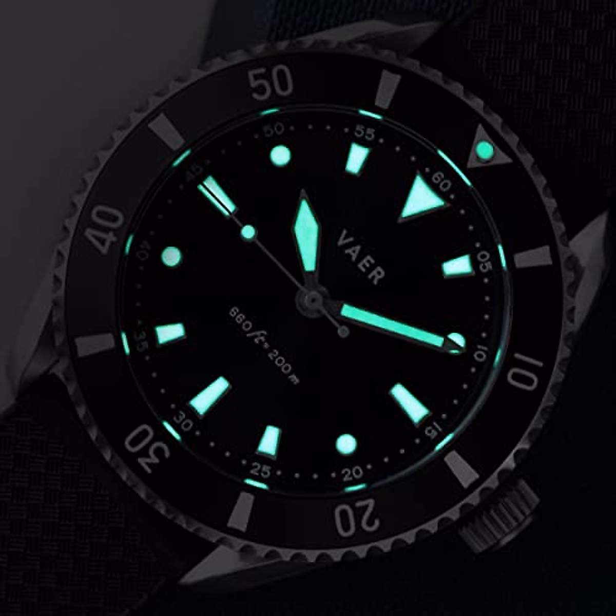 Vaer DS4 Meridian Solar Dive Watch 38mm