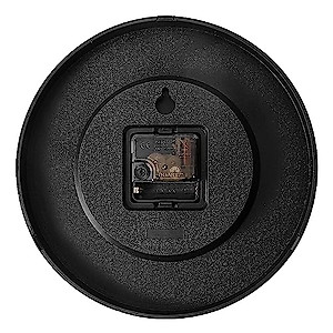 Game Joystick on Red Grunge Background Non-Ticking Wall Clocks, Battery Operated Silent Wall Clock for Bedroom Living Kitchen Office Home Art Decor