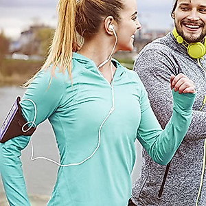 MIER Women's UPF 50+ Sun Protection Hoodie Shirt Long Sleeve Outdoor UV Shirt Running Hiking Tee Shirt, Quick Dry, Aqua, S