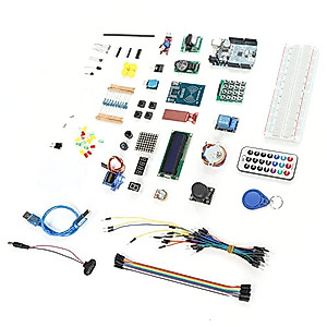 Development Board Kit, LCD Display 4 Bit 7 Segment Electronic Projects Starter Kit Simple Regulation High Conversion Efficiency Reliable for Industrial
