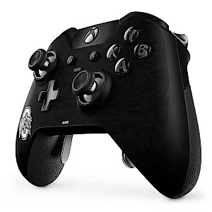 Skinit Decal Gaming Skin Compatible with Xbox One Elite Controller - Officially Licensed Ohio State University OSU Ohio State Black Design