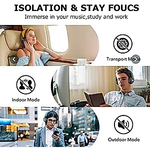 A8S Wireless Bluetooth Headphones Foldable Overear Headsets Hi-Fi Stereo Earphones with Built-in Mic Support Micro SD/TF, FM for iPhone/Samsung/iPad/PC (Blue)