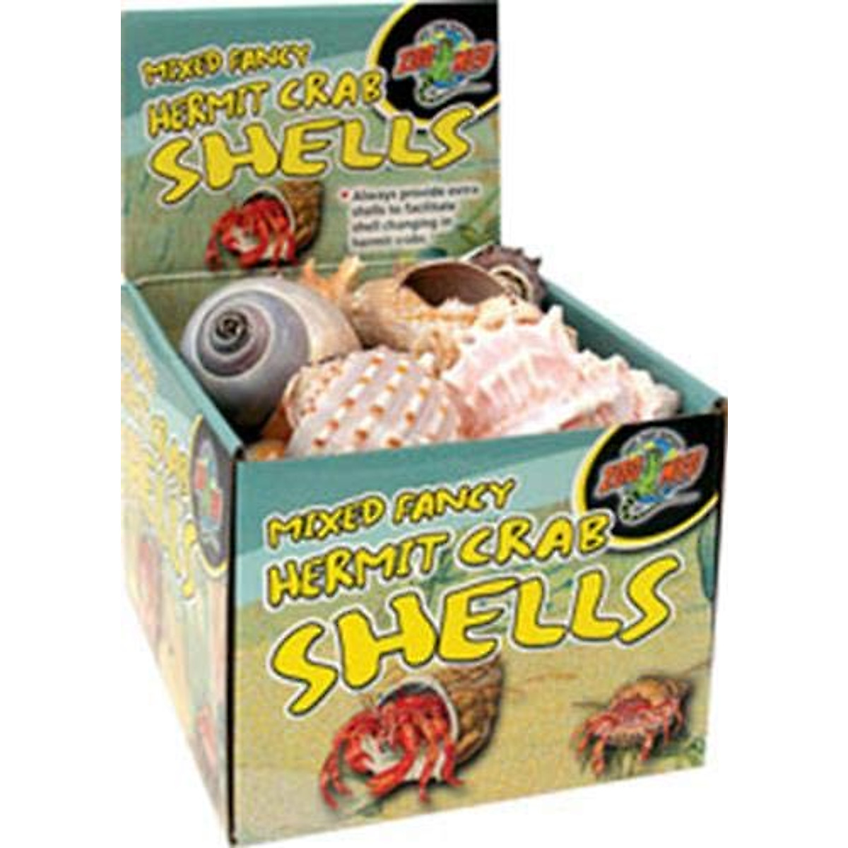 Zoo Med Laboratories SZMHC40 Hermit Fancy Shells, 24-Piece