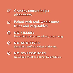 Amazon Brand - Wag Baked Biscuits Crunchy Dog Treats, Salmon, 1.5 lb