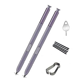 2Pcs Galaxy Note 8 Pen Stylus S Pen Replacement for Samsung Galaxy Note 8 N950U N950W N950FD N950F Tips/Nibs+Eject Pin(Orchid Gray)