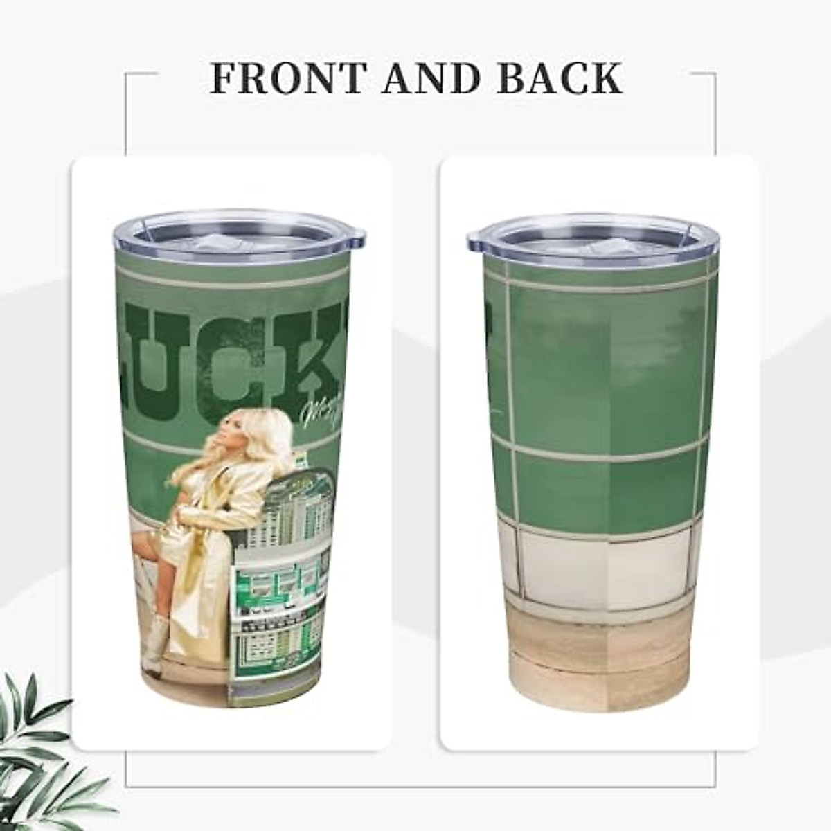 LAZHANG Megan Music Moroney Stainless Steel Insulated Car Sippy Cup With Lid Travel Mug for Cold Hot 20 oz