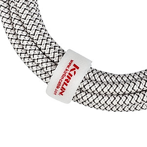 KIRLIN, KIRLIN CABLE Instrument Cable, 1/4" Mono Plug, White, 20FT (IWB-202WGL-20/WT)