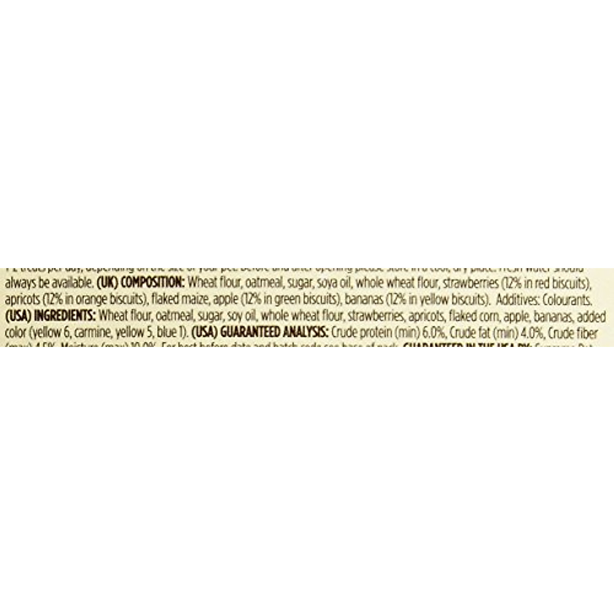 Supreme Gerty Scrummies Apple Strawberry Healthy Baked Bites For Guinea Pig 4.2Z