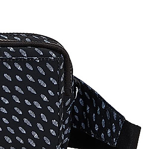 Kipling Women's Abanu Crossbody Bag, Lightweight, Adjustable Waist Pack with Multi-Compartment Zip Pockets, Ultimate Dots
