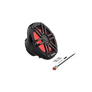 Rockford Fosgate M1D4-10B Color Optix 10" DVC 4-Ohm Multicolor LED Lighted Marine Subwoofer - Black