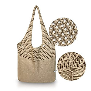 Shoulder Aesthetic Tote Bag for Women,Beach Bag Shoulder tote bag Hobo,Shopping Handbag Accessories