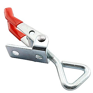 4PCS Latch Catch Cabinet Boxes Handle Toggle Lock Clamp Hasp Silver 4001