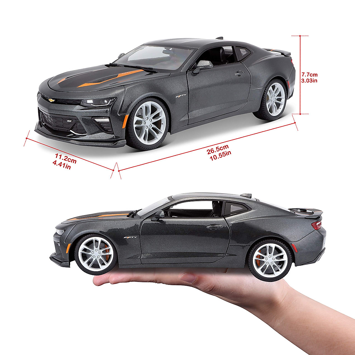 1: 18 2017 50th Anniversary Chevrolet Camaro (Colors May Vary)