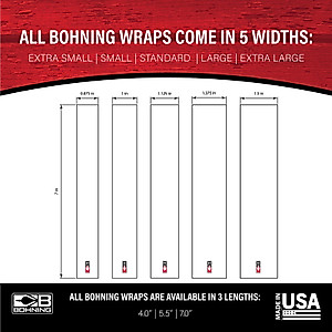 Bohning 7" Camo Arrow Wraps, Standard, Neon Orange Camo