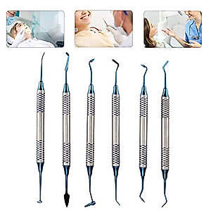 Dental Filling Spatula,6Pcs Professional Dental Composite Resin Filling Spatula Restoration Instrument Tool