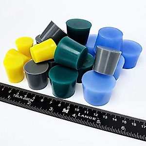 20pc Extra Large High Temp Silicone Rubber Plug Kit Powder Coating Custom Paint Supplies