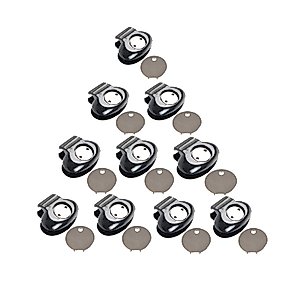 Teenidea Set of 10 Alike Trigger Lock, Finger Trigger Lock, Safety Universal Firearms Pistol Gun Locks Fit Most Handguns and Rifles