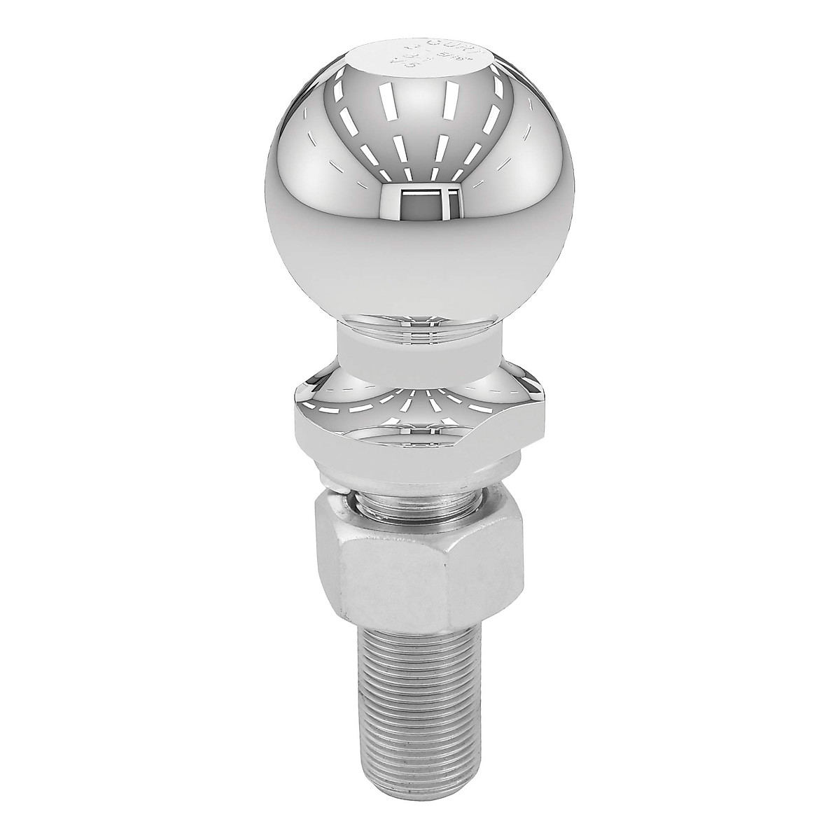 CURT 40075 Chrome Trailer Hitch Ball, 6,000 lbs, 2-5/16-Inch Diameter, 1 x 3-Inch Shank