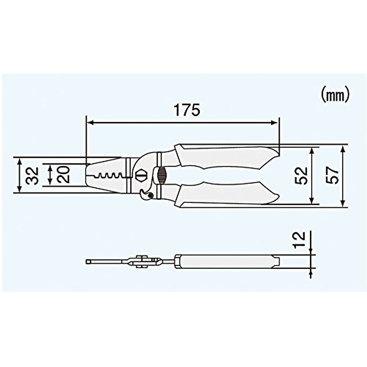 Engineer Precision Crimping Pliers for Open Barrel Terminals PA-09