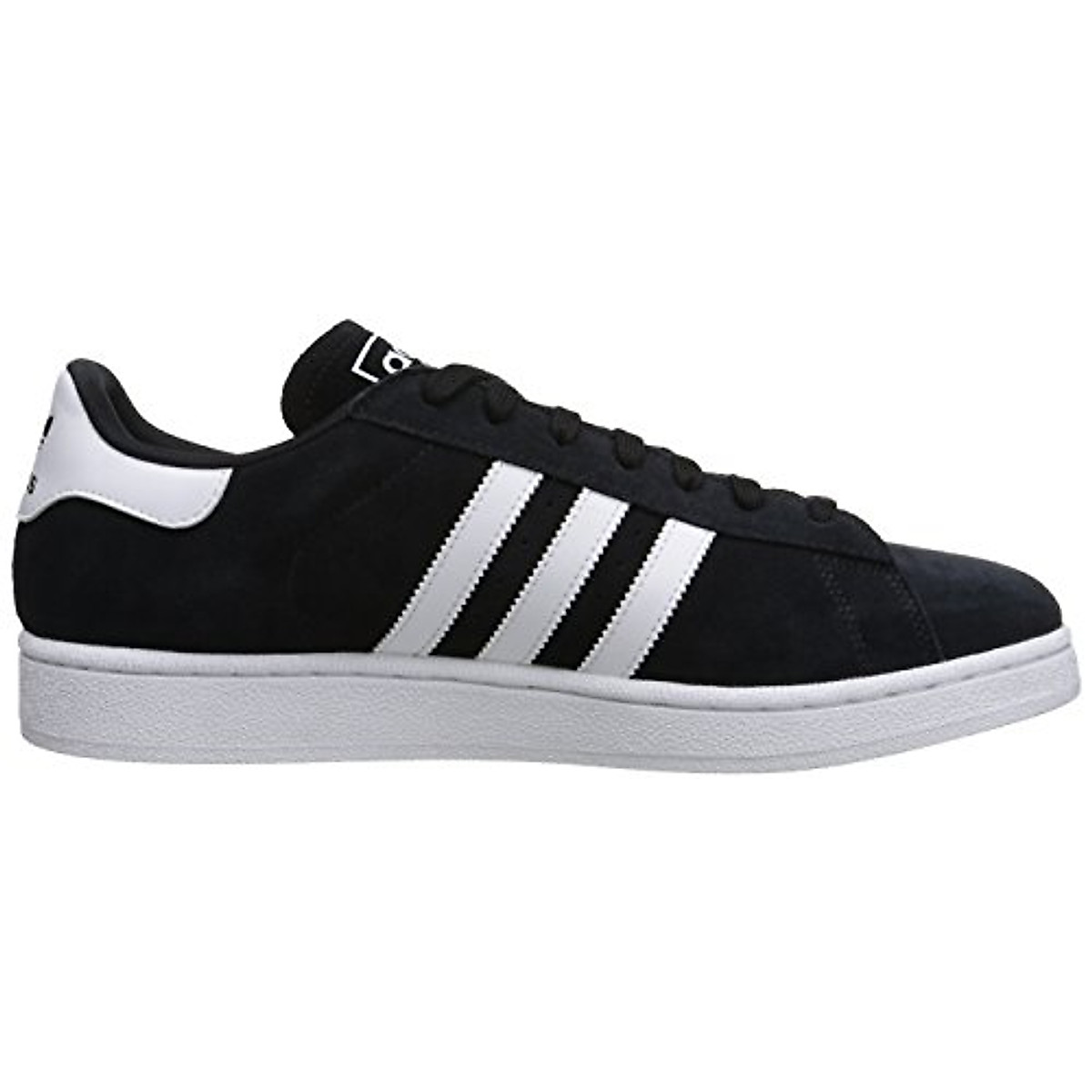 adidas Originals Men's Campus Fashion Sneaker,Black/White/Black,4.5 M US