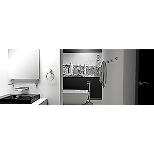 Gatco 5175 Quantra Bathroom Robe Hook, Chrome