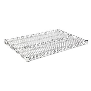 Alera Wire Shelving, Extra Shelves, 36w x 24d, Silver, 2 Shelves/Carton
