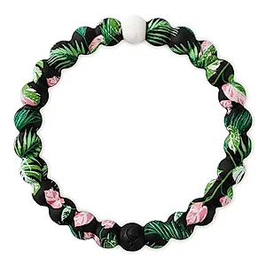 Lokai Hawaiian Silicone Beaded Bracelet for Women & Men, The Surf Collection - Ohana, (Large, 7.5 Inch Circumference) - Silicone Jewelry Fashion Bracelet Slides-On for Comfortable Fit
