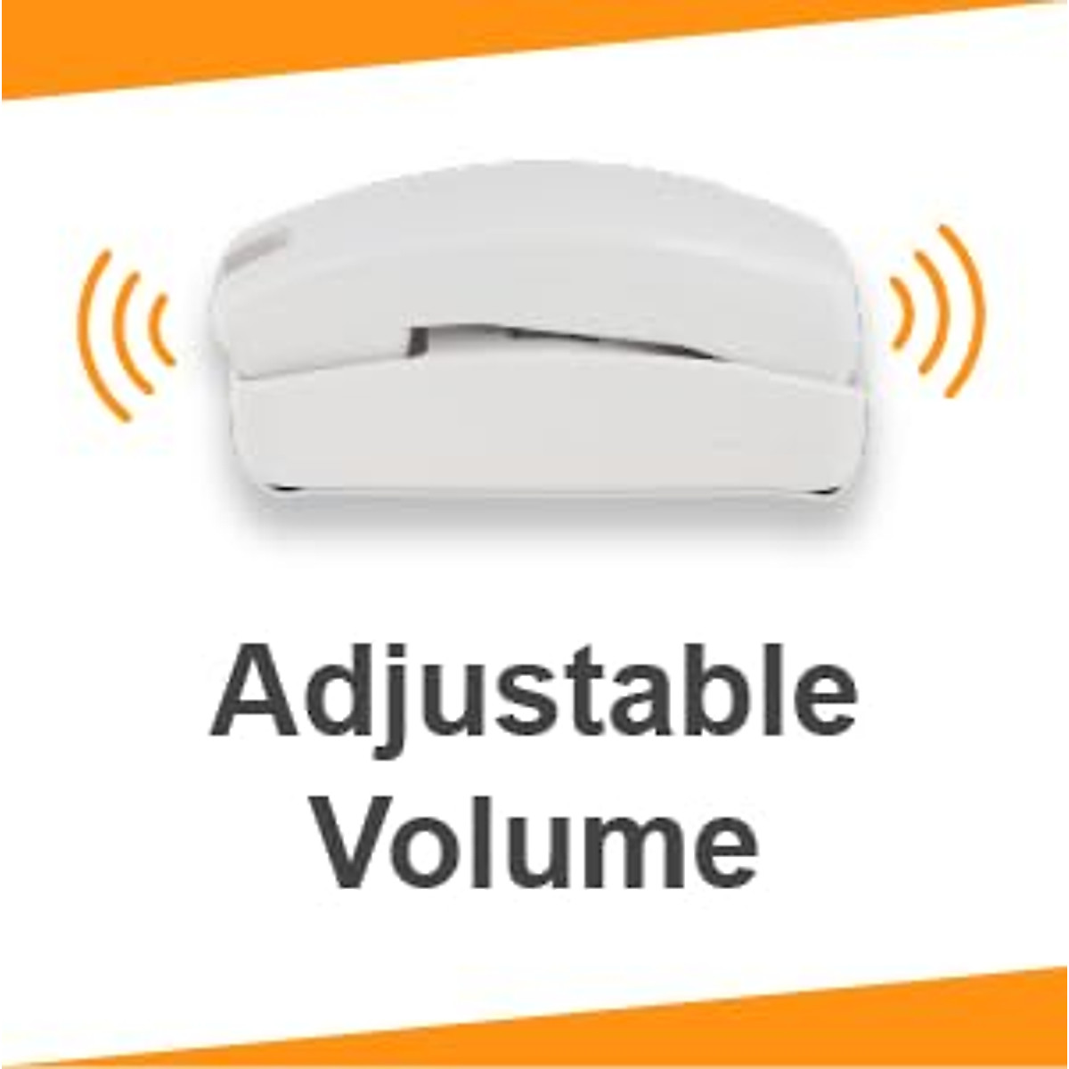 Landline Phones for Home - Telephones for Hearing Impaired - Corded Phone for Seniors - Retro Phone - Improved Version of The 1965 Landline Phone - Analog Phone - Big Button, iSoHo Phones (White)