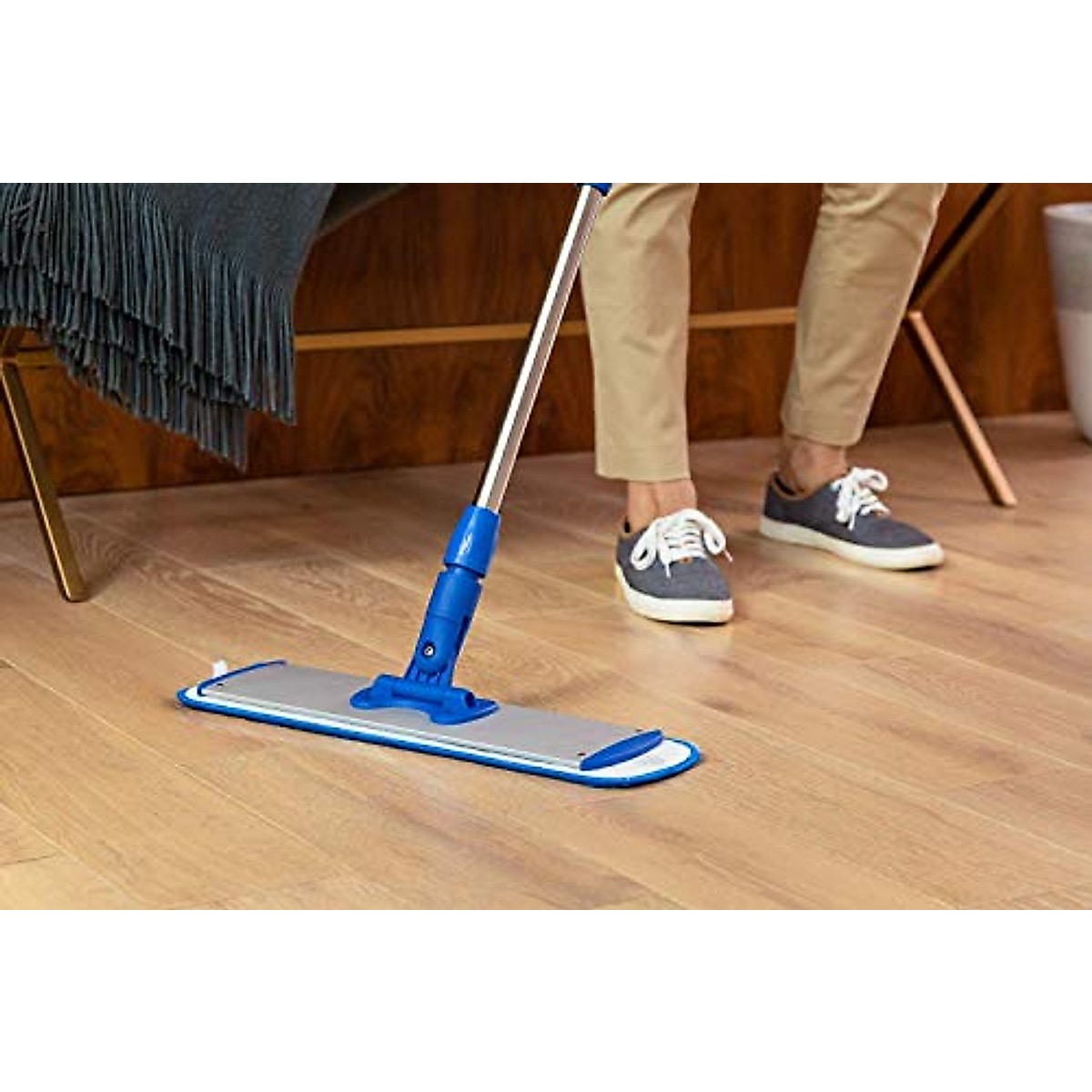 Bulk 18" Microfiber Wet Mop Pads Wholesale - Case Quantity (108 Count) | Use with Any Velcro Style Mop Frame | Machine Washable