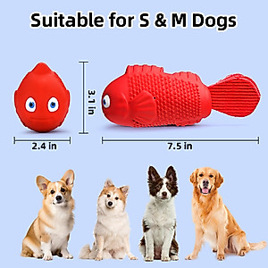 YINEYA Dog Toys for Aggressive Chewers, Dog Chew Toys for Aggressive Chewers, Indestructible Dog Toy, Tough Dog Toys, Durable Dog Toys, Squeaky Dog Toys, Puppy Teething Toys, Pet Toys, Puppy Toys