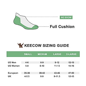 KEECOW Mens Athletic Socks 9-12 Grey Low Cut Short Cushioned Socks for Men Women 6 Pairs Breathable, Performance