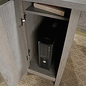 Sauder Cannery Bridge Computer Desk, Mystic Oak finish