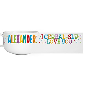 Let's Make Memories Personalized I Cereal-sly Love You Oversized Bowl - For Dad - For Him - For Her