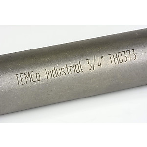 TEMCo TH0373- SDS PLUS shank 3/4" Bore Forged Ground Rod Driver will drive both 5/8 inch & ¾ inch Ground Rods
