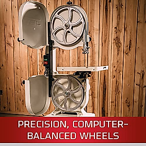 JET JWBS-14CS, 14-Inch Woodworking Bandsaw, 1HP, 1Ph 115/230V (708115K)