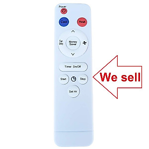 HA-F-01 Replacement for Friedrich Air Conditioner Remote Control 618-266-10 for WS08C10 WS08C10-A WS08C10-B WS10C10 WS10C10-A WS10C30 WS10C30-A WS12C10 WS12C10-A WS12C30 WS12C30-B WS13C30 WS13C30-A