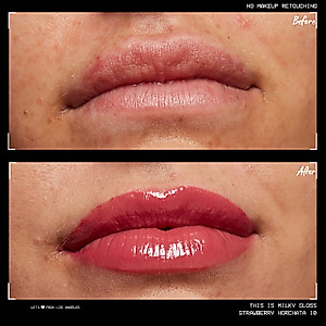 NYX PROFESSIONAL MAKEUP This Is Milky Gloss, Lip Gloss with 12 Hour Hydration, Vegan - Strawberry Horchata (Mauve Pink)