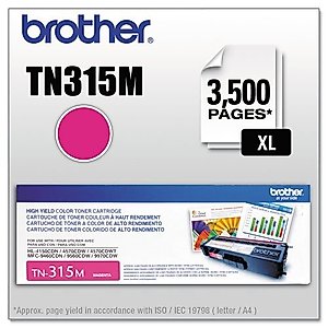 Brother International TN315M High Yield Magenta Toner Cartr