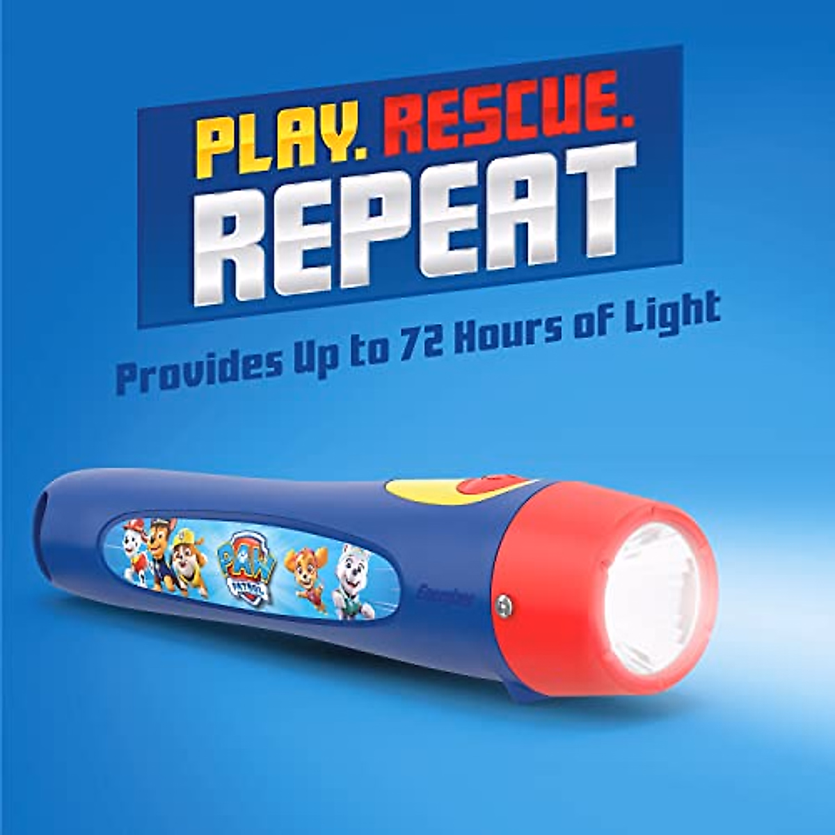 Paw Patrol Chase Kick Scooter for Kids & Energizer PAW Patrol Flashlights (2-Pack), Paw Patrol Toys for Boys and Girls, Great Flashlights for Kids (Batteries Included)