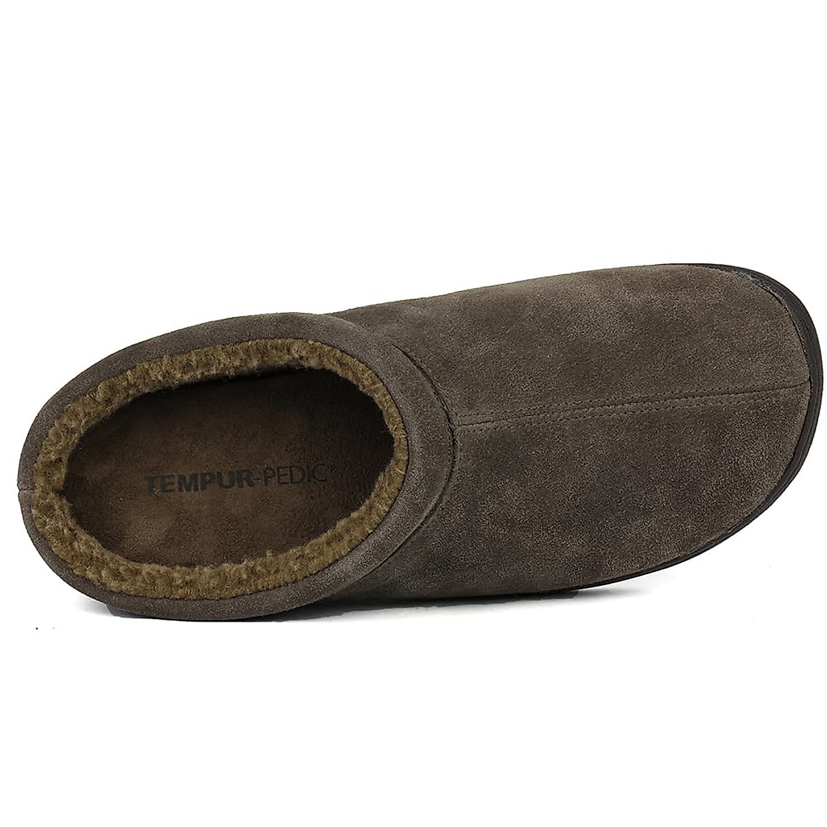 Tempur-Pedic Mens Arlow Scuff Casual Slippers Casual - Grey - Size 10 D