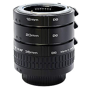 Kenko Auto Extension Tube Set DG for Canon EOS Lenses A-EXTUBEDG-C