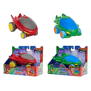 Toptoys2u Bargain Bundles P J Masks Rev n Rumbler Vehicle 2 Pack - Gekko Mobile and Owl Glider