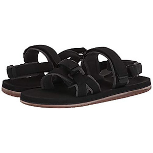 Quiksilver Men's Caged Oasis II Sandal, Black/Grey/Brown, 14 Medium US