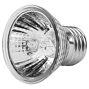 Wosune Heat Lamp, Safe Durable Aquarium Light Reptile Heating Light, Metal for Reptile Lamp for Aquarium Lamp(50W)